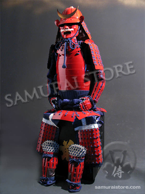 L049 Red Lacquered Okegawa Samurai Armor | Samurai Store International