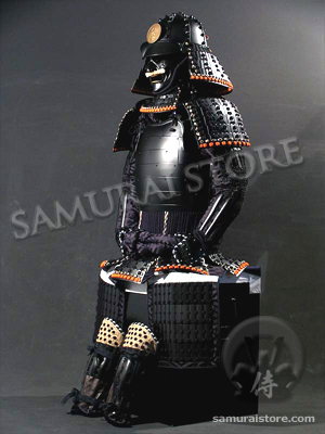 L053 Igaboshi Kuro Byotoji Suit of Samurai Armor | Samurai Store ...